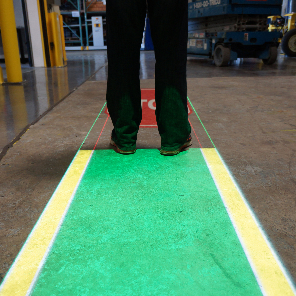 Projection de passage piéton plein (LASERGLOW)